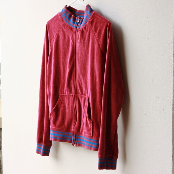 Humility | Jackets & Coats | Humilty Velour Zip Up Jacket | Poshmark